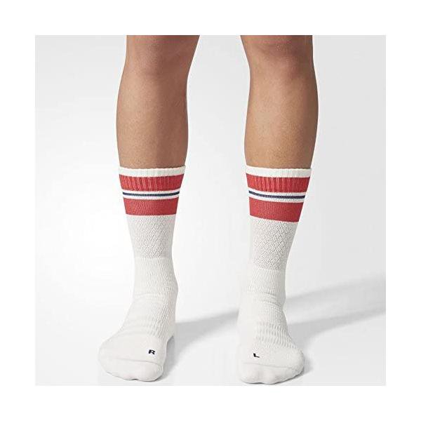 [サイズ]…XS (20-22cm)。[素材]…ポリエステル40%、ナイロン38%、綿18%、エラスタン4% 。adidasアディダス NY ID PW クルーソックス。アディダスのテニスソックス。優れたクッショ二ングで足をサポート。デイリ...
