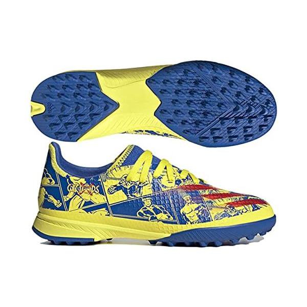 Marvel X-Menadidas エックス ゴースト.3 TF J異次元のスピードを追求したエックス。靴幅: 2E表地: フェイクレザーヒールのタイプ: フラット留め具の種類: レースアップアッパー：合成皮革、合成繊維　アウトソール：ゴ...