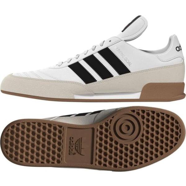 ムンディアル ゴールインドアにぴったりな「ムンディアル ゴール」は、カンガルーレザーのスムーズなアッパーが、足を包み込むようなフィット感を実現。スプリットスエードの耐摩耗パッチが、耐久性とサポート力を高める。軽量のEVAクッショニング、ノン...