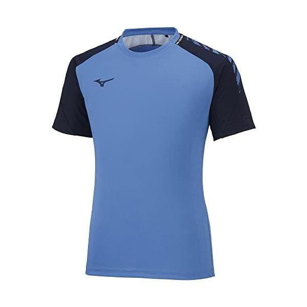 袖部分にグラフィックをあしらったフィールドシャツ■デザイン・シルエット肩部分のグラフィックがデザインアクセント■機能・MIZUNO QUICKDRY PLUS (ミズノクイックドライプラス)吸汗速乾性が優れていることを示し、汗を素早く吸収、...