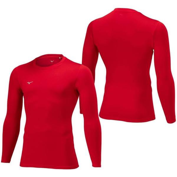 ストレッチ性、抗菌防臭機能を兼ね備えた裏起毛インナーシャツ。