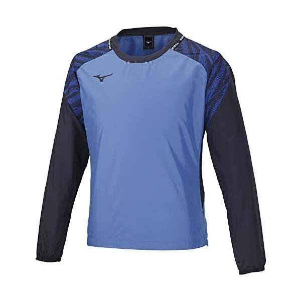 グラフィックデザインが特徴的なスリムシルエットのピステシャツ■デザイン・シルエット裾回りをスリムにし, 着用時にスッキリとした見え方に。■機能・MIZUNO PROOF PLUS (ミズノプルーフプラス)防風性が優れていることを示し、風の進...