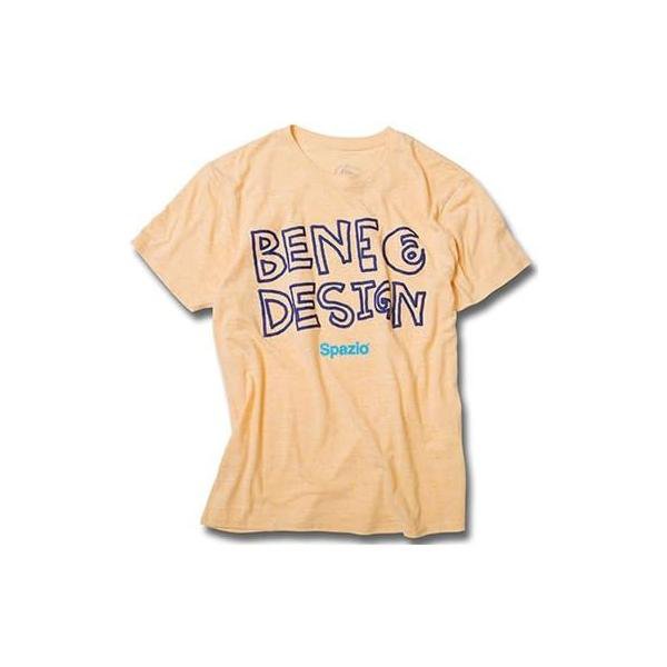 Spazioスパッツィオ BENE 半袖Tシャツ。 フットサルブランド ”Spazioスパッツィオ ” 。 かわいい手描き風ロゴプリントが印象的な半袖Tシャツ。ボディはナチュラルな色合いのものを採用。 カジュアル着や移動着としておススメ！　...