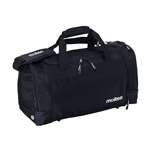 ボール(5号球以下)やシューズ(27cm以下)、ぬれたウェア用の3ポケットが付いたスポーツBAG。ショルダーベルト有り。本体サイズ: 56×28×27cm ナイロン製原産地: 中国製・マレーシア製-