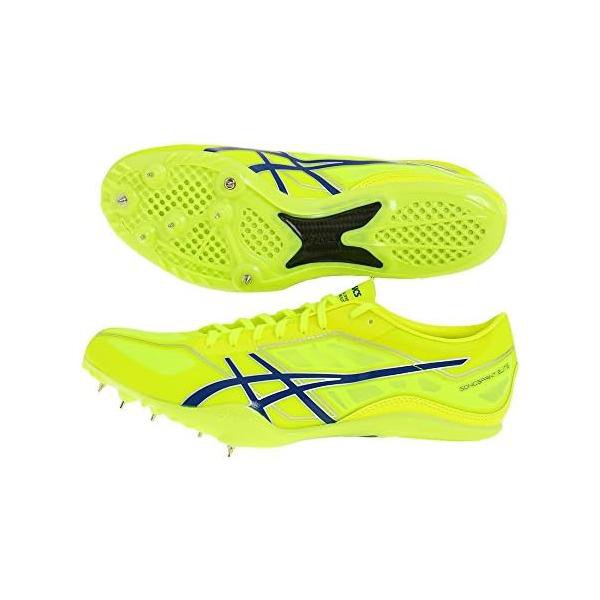 アシックス『SONICSPRINT ELITE ソニックスプリントエリート』トップスピードでゴールを駆け抜けろ。カーボントラスティックを搭載した高反発の軽量スプリントスパイク。着地時のシューズ変形と、かかと部の落ち込みを抑制し、パワーロスを...