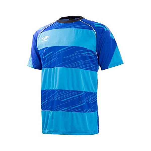 フットボールを愛するジュニアプレーヤーのためのボーダープラクティスシャツ。身頃には今シーズンのテーマグラフィックと無地色をコンビネーションし、ボーダー調の切替を表現。 ●サカママシルエット：ママと共同で開発した細身シルエット素材：ドライニッ...