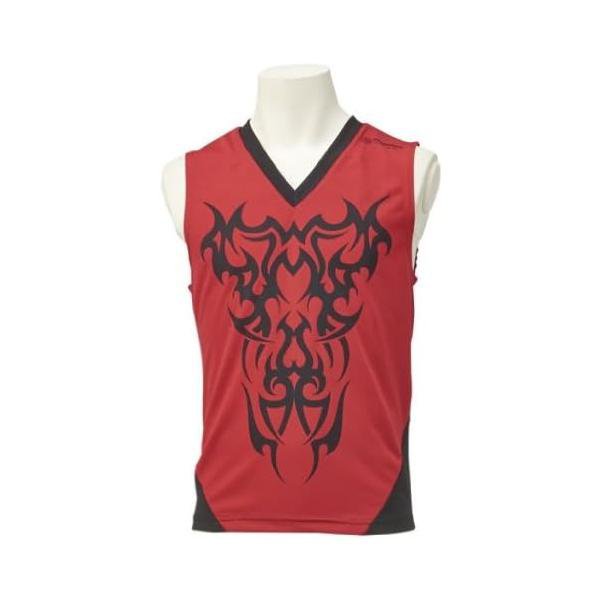 正面にはスクリーマという柄のタトゥーのプリントデザインを採用。背面にはウォーリアのプリントロゴマーク。素材：ポリエステル100％原産国：中国