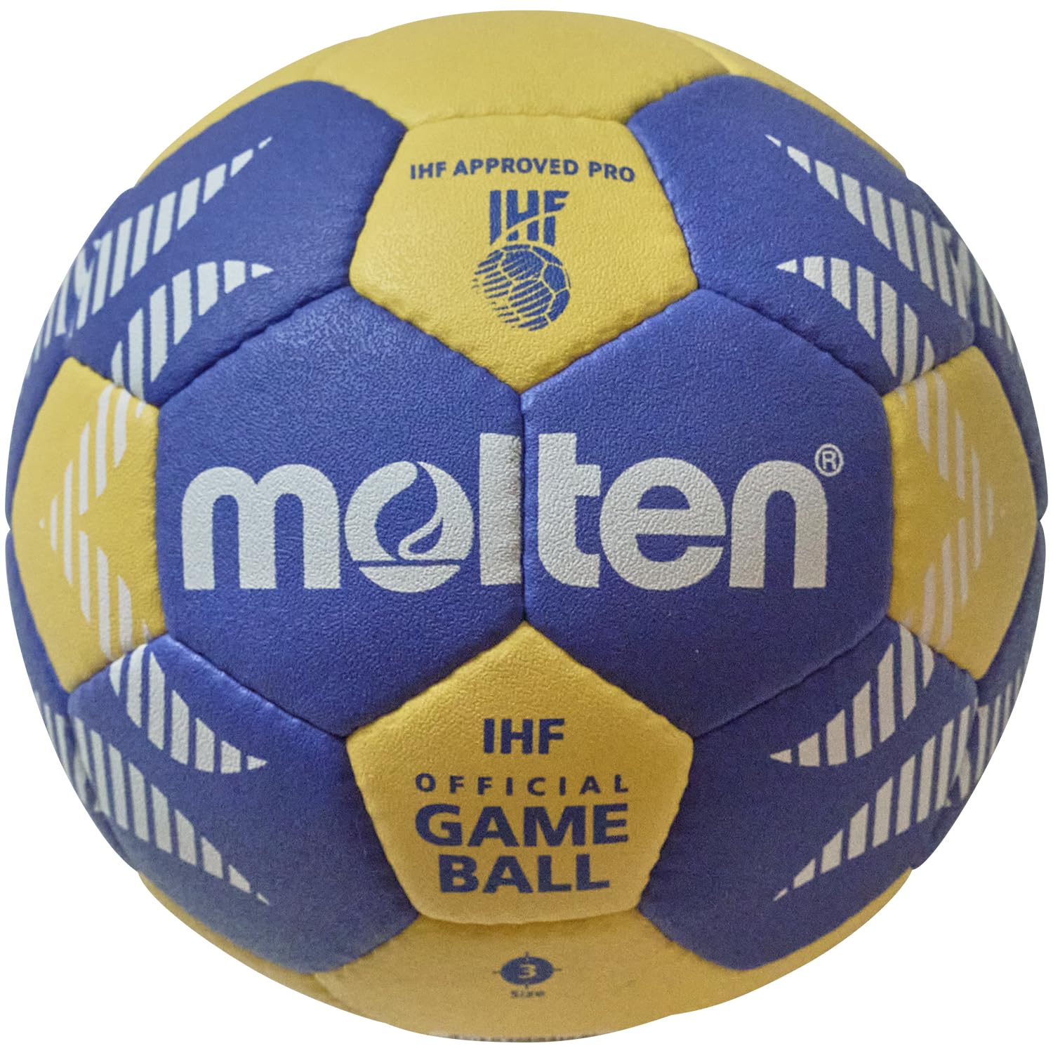 IHF(国際ハンドボール連盟)が主催する大会の唯一の公式試合球 ハンドボール A5000 （3号球） 【握り込みやすさの向上】 従来よりも表皮を柔らかく、グリップ性の高い素材へ変更したことにより、指がボールによく食い込み、接触面積が増加しま...