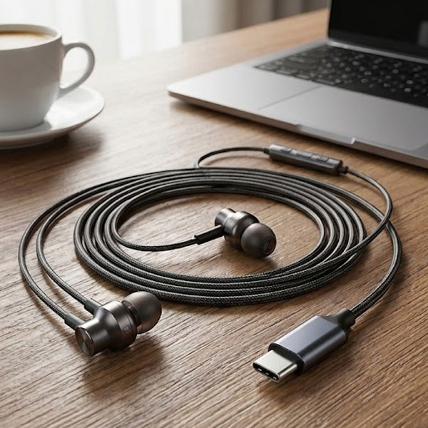 商品説明 挿すだけ高音質。充電不要で遅延なし。 DAC内蔵 Type-C専用 マイク付きカナル型イヤホン イヤホンジャックがないスマートフォンやタブレットに最適。USB Type-Cポートに直接差し込むだけで、すぐに使える有線イヤホンです。...