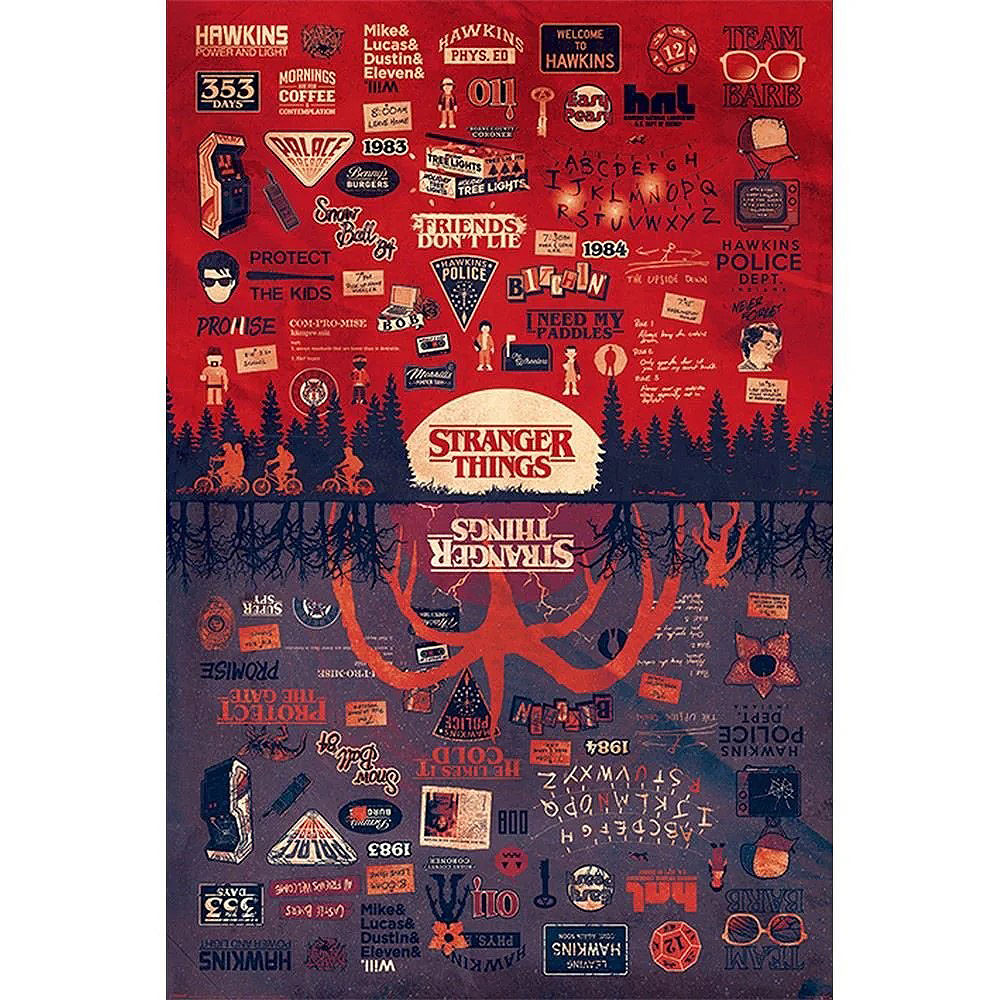 【80年代の“好き”を全部ひっくり返した世界。】 このポスター、 あー　惹かれるー 80年代映画。 レトロゲーム。 BMX。 シンセ音。 ホラー。 スティーブン・キング感。 少年たちの冒険。 あの頃の“好き”を全部ミキサーにぶち込んで、 真...