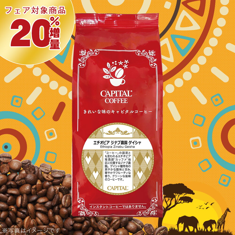 4月12日(日)まで20%(+40g)増量でお届け！ 「コーヒー」の語源とも言われるエチオピア南西部 “カッファ”地区に位置するジナブ農園。 この農園では農園主アバメッカ氏が栽培から収穫、さらに精選まで一貫して行うため、高いレベルで安定した...