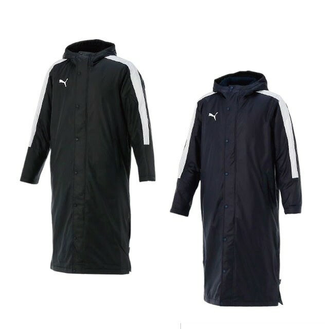 バックに大胆にプーマキャットロゴをあしらったロングボアコートです。 首元までしっかりしまるフルジップ仕様なので、防寒性が高くこれからの季節にオススメの一着。 シンプルなスタイルのベンチコートは、プーマのクラシックでレトロスポーティーなスタイ...