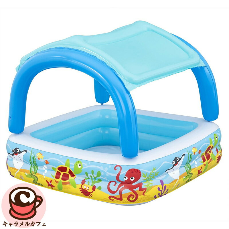 BESTWAY SHADED プレイ プール BESTWAY SHADED PLAY POOL 81211 容量265 リッター 製品サイズ1.40m x1.40m x1.14m 対象年齢3歳以上 商品の特徴 対象年齢3歳以上：プレイプール...