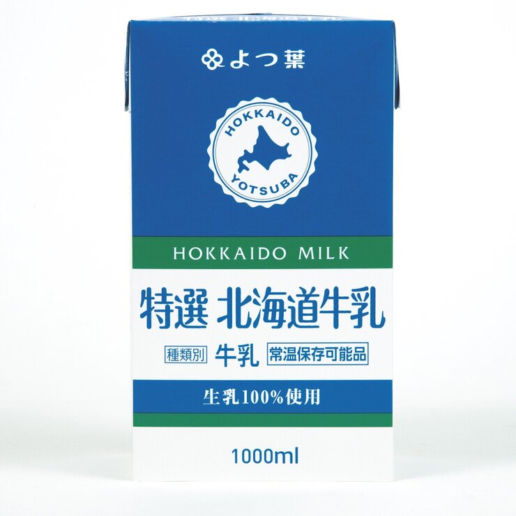 よつ葉北海道特選牛乳ロングライフ1000ml x 12本は、北海道産の生乳を100%使用した室温保管可能なロングライフ牛乳です。北海道の工場で充填されており、全国飲用牛乳公正取引協議会が定める優良表示基準（特選）に合格しています。 この牛乳...