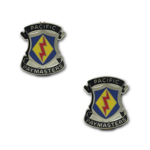 ■商品名：アメリカ陸軍 紋章 - 第125会計大隊 - Pacific Paymasters ■サイズ＝H：約29.5 x W：約25 x D：約10mm　