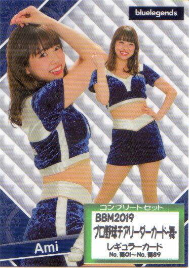 2019年BBM発売のカード『プロ野球チアリーダーカード-舞-』を、開封したものより、カードナンバー No.舞1 - No.舞89のレギュラーカードコンプリートセット　