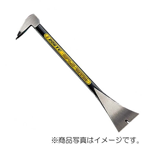 ●ちょっとした作業に便利！現場作業の必需品！ ●釘抜きに、スクレーパーに、テコに、ハンマーに様々な作業に手軽に使えるバール！ ●全長： 150mm ●尾部巾： 35mm ●全重量： 100g ●尾部： V型 ※V型は尾部が釘抜き型になってお...
