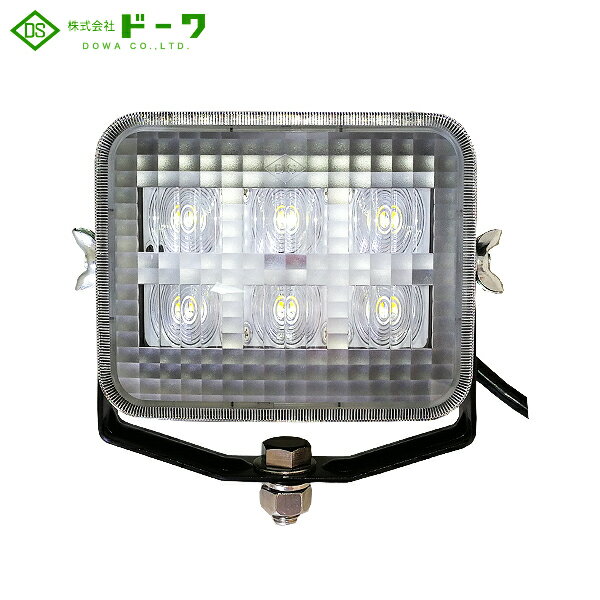 ドーワオリジナルのLEDワークランプ6灯式・2800cd・IP67・12V/24V共用でスイッチ付きの確かな品質、どんな所にも使えるLED作業灯です。スペックについて●LEDチップ6灯使用●放熱対策のため呼吸栓仕様●本体重量500g~600...