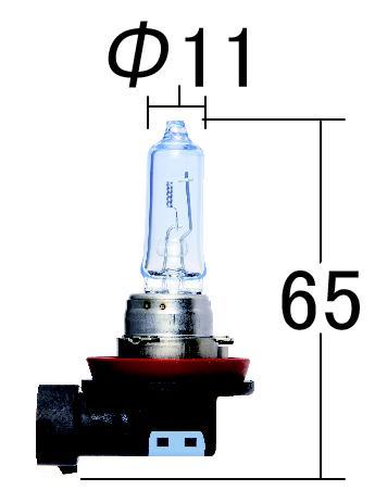 種別：H9定格：12V65W光色：ホワイト色温度：4000K口金：PGJ19-5ガラス球：T11入数：2