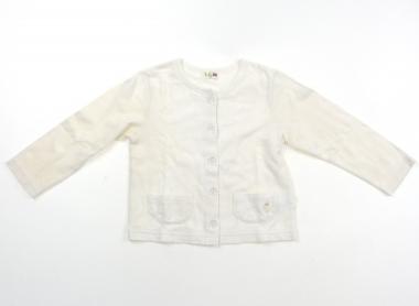 　ブランド 　Knit Planner(KP)(ニットプランナー（KP）) 　カテゴリー 　カーディガン 　サイズ 　95サイズ 　色 　オフホワイト 　状態 　★★★ 　記名 　なし 　ジャンル 　Girl 綿100％。薄いシミがいくつか...