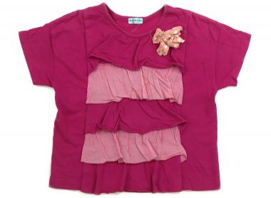 　ブランド 　HAKKA(ハッカ) 　カテゴリー 　Tシャツ・カットソー 　サイズ 　130サイズ 　色 　フューシャピンク 　状態 　★★★ 　記名 　なし 　ジャンル 　Girl 全体に色あせ・毛羽立ちがあります。 ＊【状態】【サイズ】...