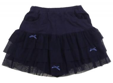 　ブランド 　BeBe(べべ) 　カテゴリー 　キュロット 　サイズ 　140サイズ 　色 　ネイビー、チュール、リボン 　状態 　★★★ 　記名 　なし 　ジャンル 　Girl ウエストは総ゴム。本体カットソー生地に色褪せと毛羽立ち見られ...