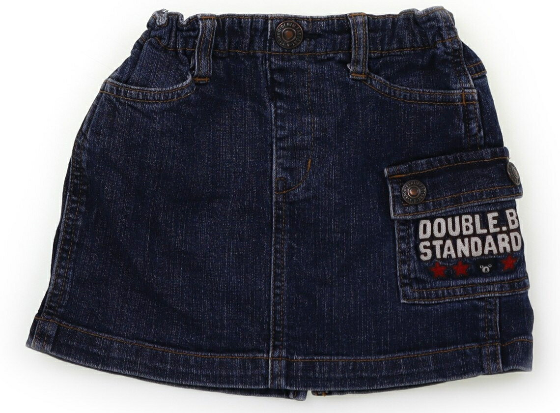 　ブランド 　Double B(ダブルB) 　カテゴリー 　スカート 　サイズ 　90サイズ 　色 　インディゴブルー 　状態 　★★★ 　記名 　なし 　ジャンル 　Girl ややヨレ感ありますが、目立った汚れはなく、まだまだお使い頂けそ...