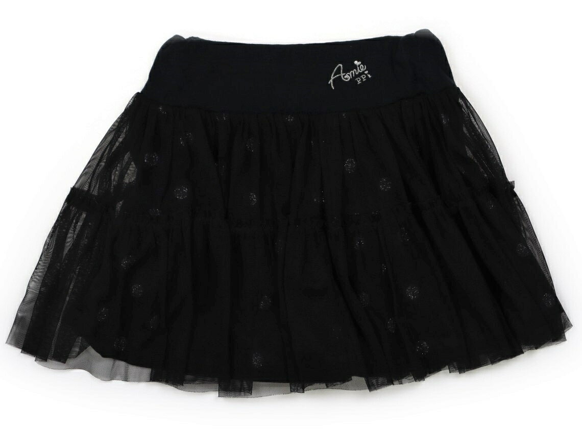 　ブランド 　pom ponette(ポンポネット) 　カテゴリー 　スカート 　サイズ 　140サイズ 　色 　ブラック・シルバーラメ・水玉 　状態 　★★★ 　記名 　なし 　ジャンル 　Girl カットソー生地のスカートにチュールが重...