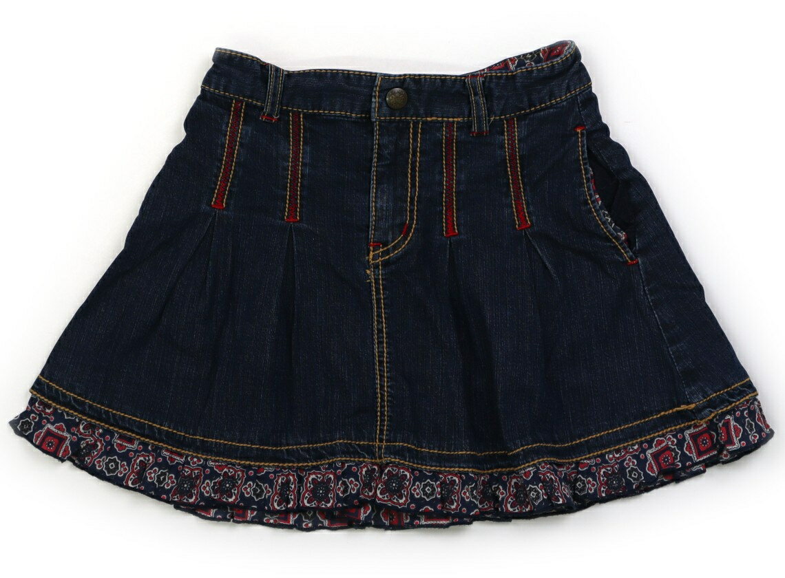 　ブランド 　Shirley Temple(シャーリーテンプル) 　カテゴリー 　スカート 　サイズ 　120サイズ 　色 　インディゴブルー 　状態 　★★★ 　記名 　なし 　ジャンル 　Girl ウエストはホックと前ファスナーで、サイ...