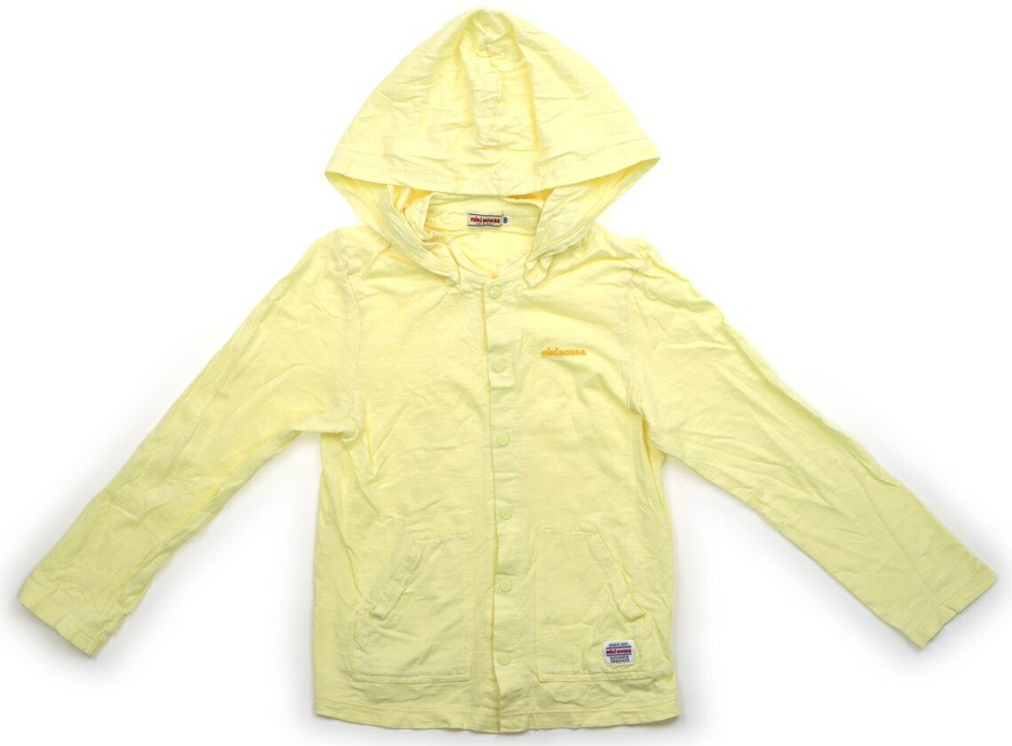 　ブランド 　miki HOUSE(ミキハウス) 　カテゴリー 　パーカー 　サイズ 　130サイズ 　色 　イエロー 　状態 　★★★ 　記名 　なし 　ジャンル 　Boy カットソー素材。フードの取り外しが可能です。防虫効果の記載あり。...