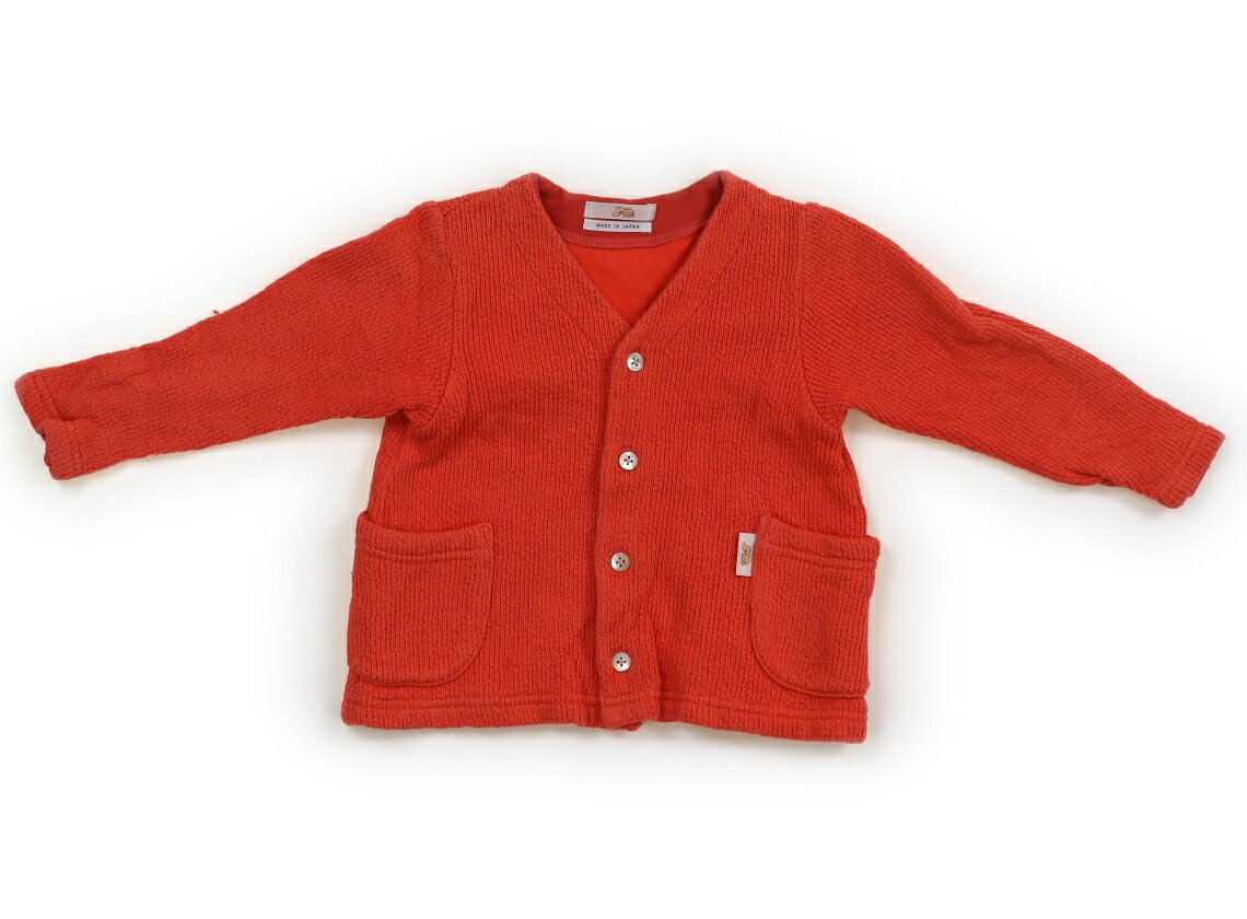 　ブランド 　FITH(フィス) 　カテゴリー 　カーディガン 　サイズ 　90サイズ 　色 　朱色 　状態 　★★ 　記名 　なし 　ジャンル 　Girl 実際のサイズ表記はM。ニット製のカットソー生地。全体に色あせ・細かい毛玉が多数あり...