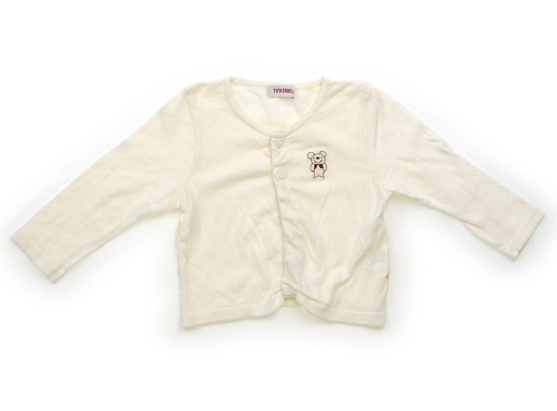 　ブランド 　TINKERBELL(ティンカーベル) 　カテゴリー 　カーディガン 　サイズ 　70サイズ 　色 　アイボリー 　状態 　★★★ 　記名 　なし 　ジャンル 　Boy 薄手のコットンニット地。サイズ表記が見当たりません。実寸...
