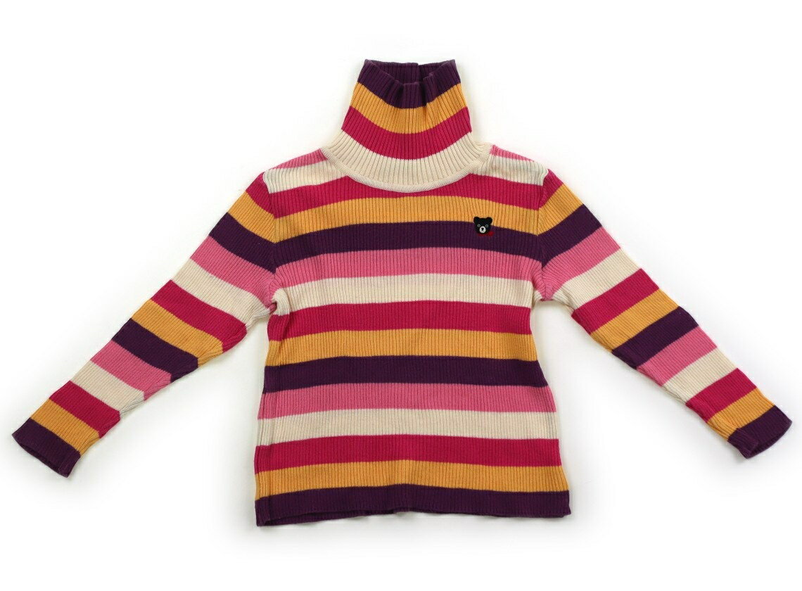 　ブランド 　Double B(ダブルB) 　カテゴリー 　ニット・セーター 　サイズ 　100サイズ 　色 　マルチボーダー 　状態 　★★ 　記名 　なし 　ジャンル 　Girl 綿100％。リブニット。全体的に毛羽立ちが目立ちます。 ...