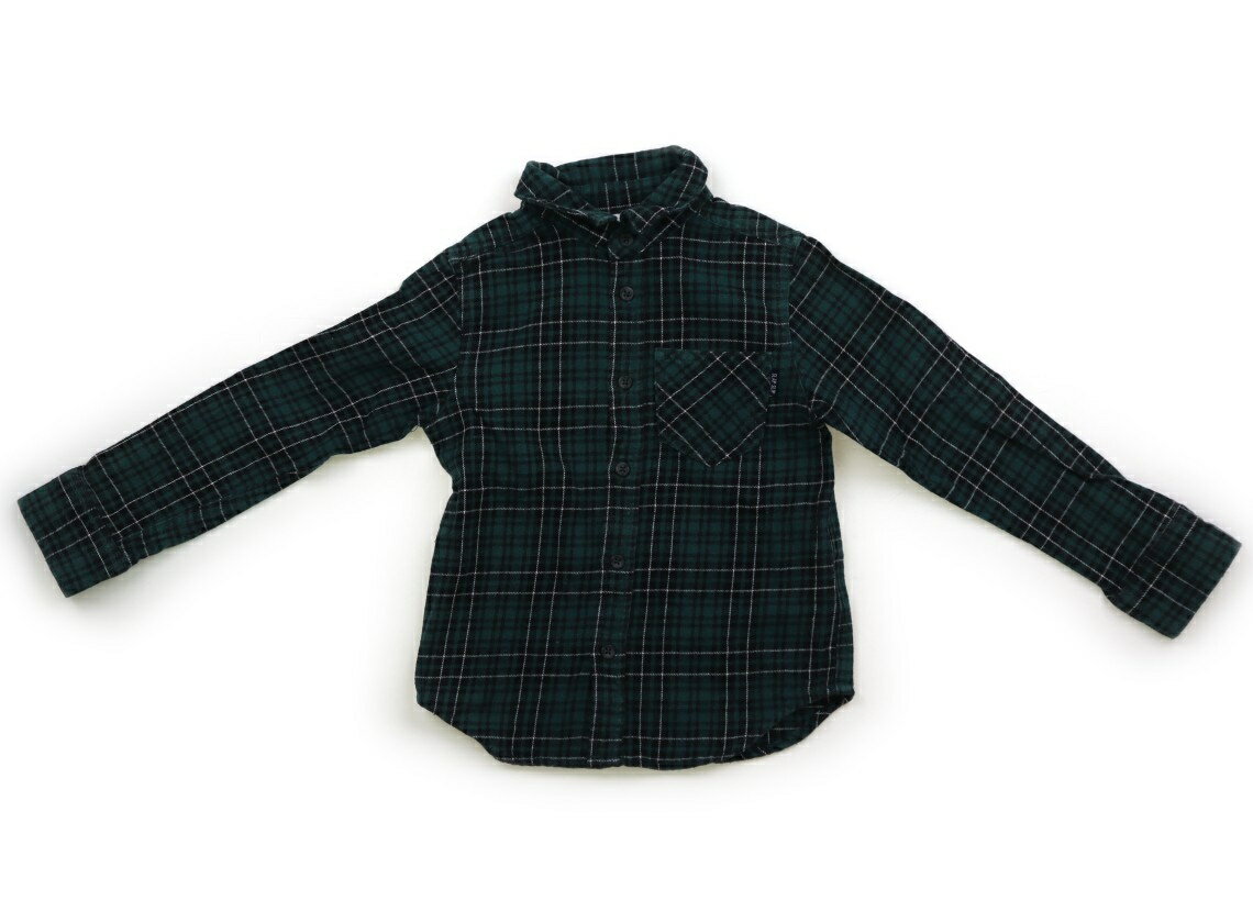 　ブランド 　SLAP SLIP(スラップスリップ) 　カテゴリー 　シャツ・ブラウス 　サイズ 　120サイズ 　色 　深緑、黒 　状態 　★★ 　記名 　なし 　ジャンル 　Boy ネル生地。全体に色あせ・毛羽立ちに伴う白っぽさがありま...