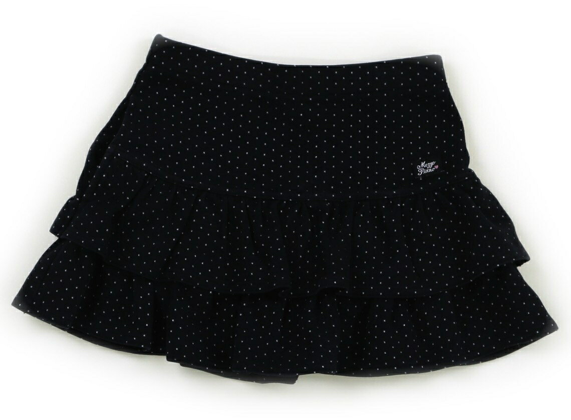 　ブランド 　mezzo piano(メゾピアノ) 　カテゴリー 　スカート 　サイズ 　110サイズ 　色 　ブラック×ピンクドット 　状態 　★★★ 　記名 　なし 　ジャンル 　Girl ポリエステルコットンカットソー。色褪せや毛羽立...