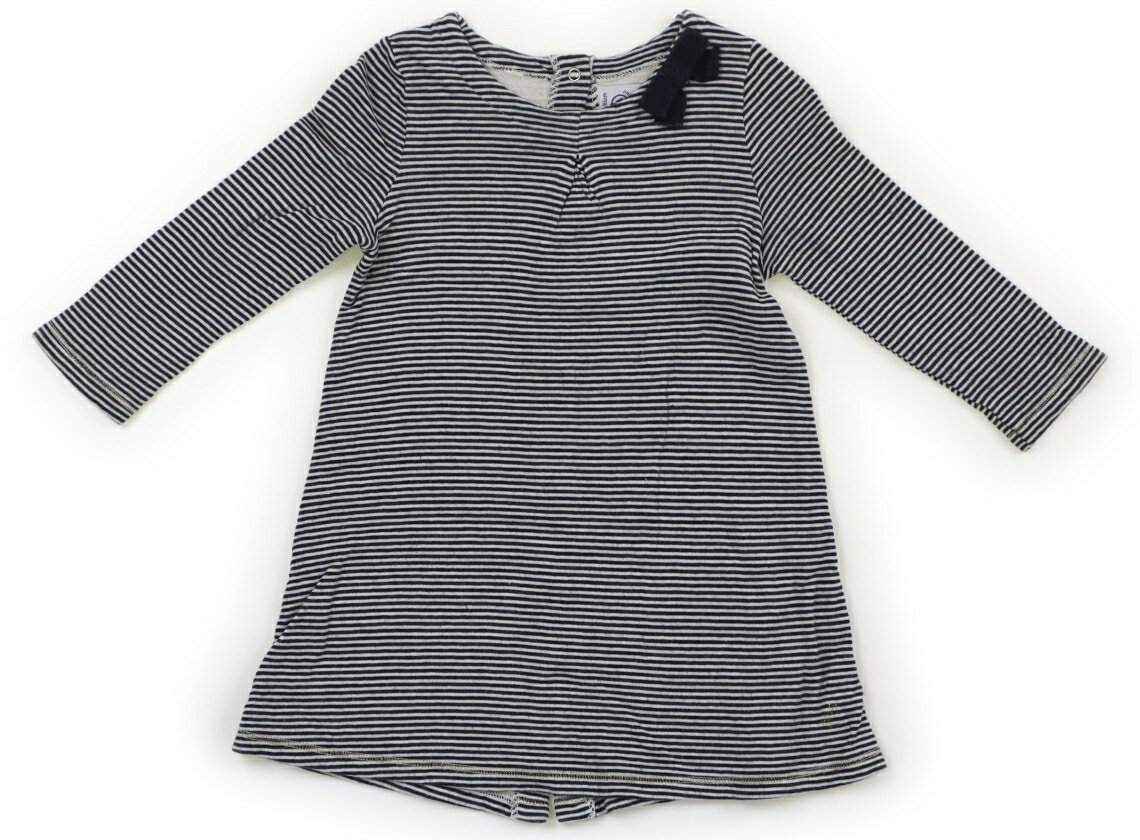 　ブランド 　PETIT BATEAU(プチバトー) 　カテゴリー 　ワンピース 　サイズ 　80サイズ 　色 　白紺ボーダー 　状態 　★★ 　記名 　なし 　ジャンル 　Girl 24m/86cm表記。後ろボタンあきです。全体に毛玉があ...