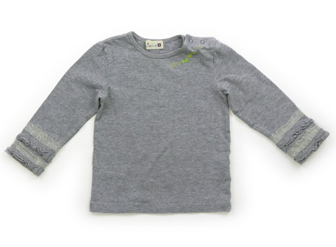 　ブランド 　troislapins(トロワラパン) 　カテゴリー 　Tシャツ・カットソー 　サイズ 　80サイズ 　色 　グレー、フリル 　状態 　★★ 　記名 　なし 　ジャンル 　Girl 袖口に汚れがありますが、普段使いにいかがでし...