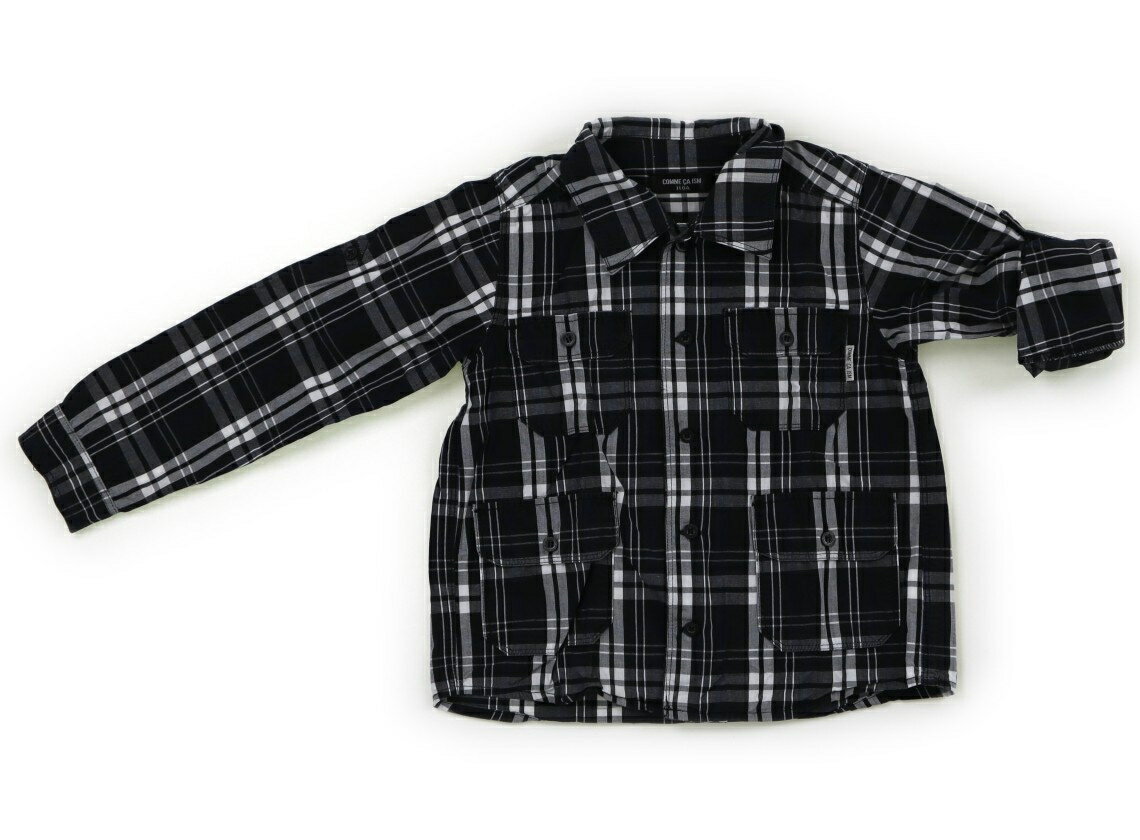 　ブランド 　COMME CA ISM(コムサイズム) 　カテゴリー 　シャツ・ブラウス 　サイズ 　110サイズ 　色 　黒、白、青 　状態 　★★★ 　記名 　なし 　ジャンル 　Boy コットンシャツです。ロールアップ用のタブ付きです...