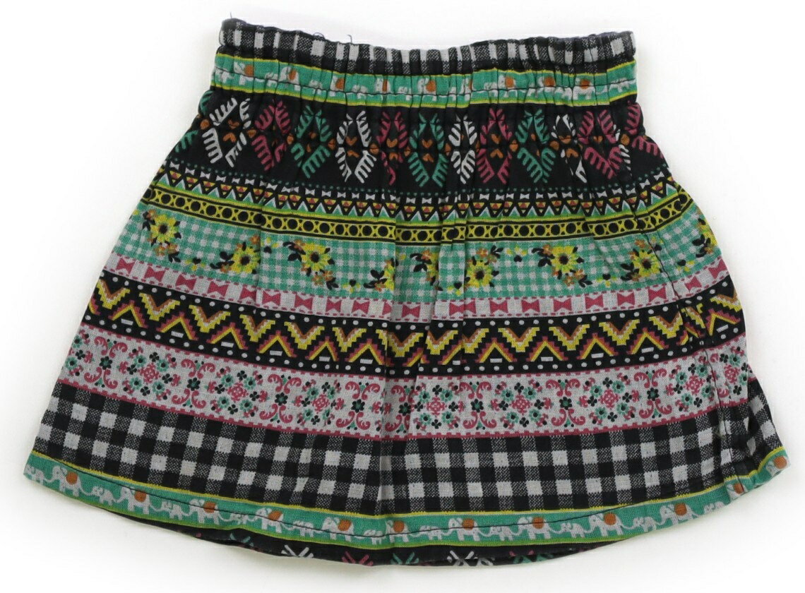 　ブランド 　JUNK STORE(ジャンクストア) 　カテゴリー 　スカート 　サイズ 　80サイズ 　色 　グリーン系柄 　状態 　★★★★ 　記名 　あり（タグ） 　ジャンル 　Girl ウエストのゴムは交換穴があります。ニ枚仕立て。...