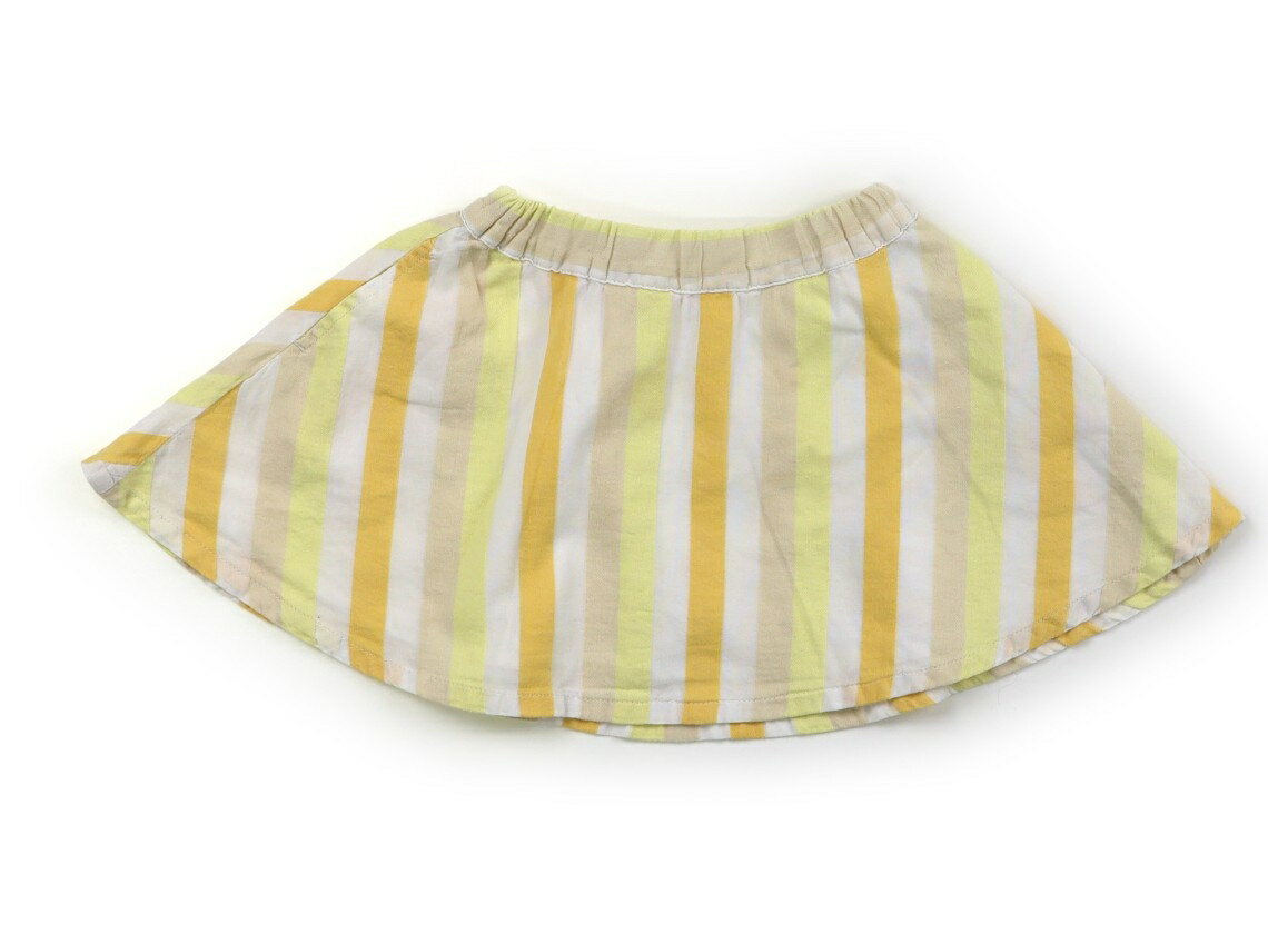 　ブランド 　Sunny Landscape(サニーランドスケープ) 　カテゴリー 　スカート 　サイズ 　90サイズ 　色 　イエロー系・ストライプ 　状態 　★★★ 　記名 　なし 　ジャンル 　Girl 綿100％。ウエストは総ゴムで...