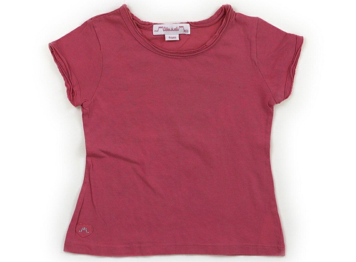 　ブランド 　Chateau de Sable(シャトードサーブル) 　カテゴリー 　Tシャツ・カットソー 　サイズ 　100サイズ 　色 　ピンク 　状態 　★★（返品不可） 　記名 　なし 　ジャンル 　Girl 実際のサイズ表記は4a...