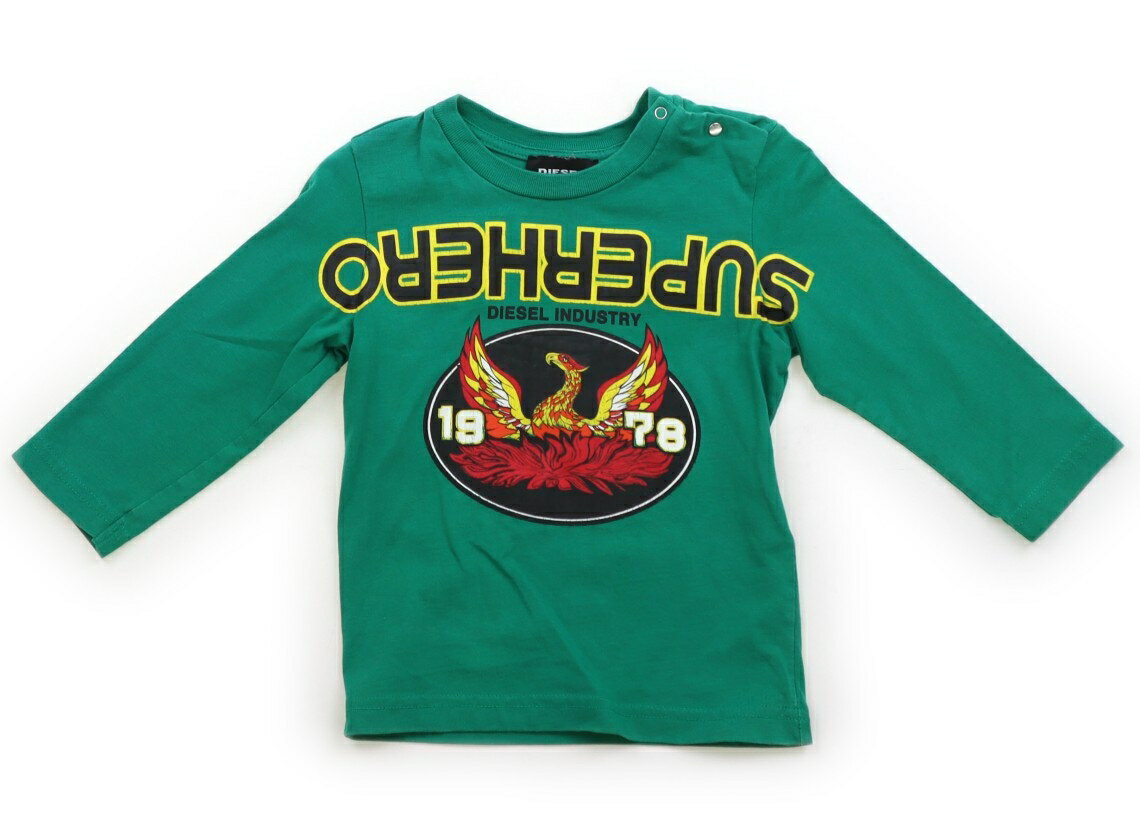　ブランド 　DIESEL(ディーゼル) 　カテゴリー 　Tシャツ・カットソー 　サイズ 　80サイズ 　色 　緑 　状態 　★★ 　記名 　なし 　ジャンル 　Boy 実際のサイズ表記は12M。色褪せとプリントにひび割れが若干あります。 ...