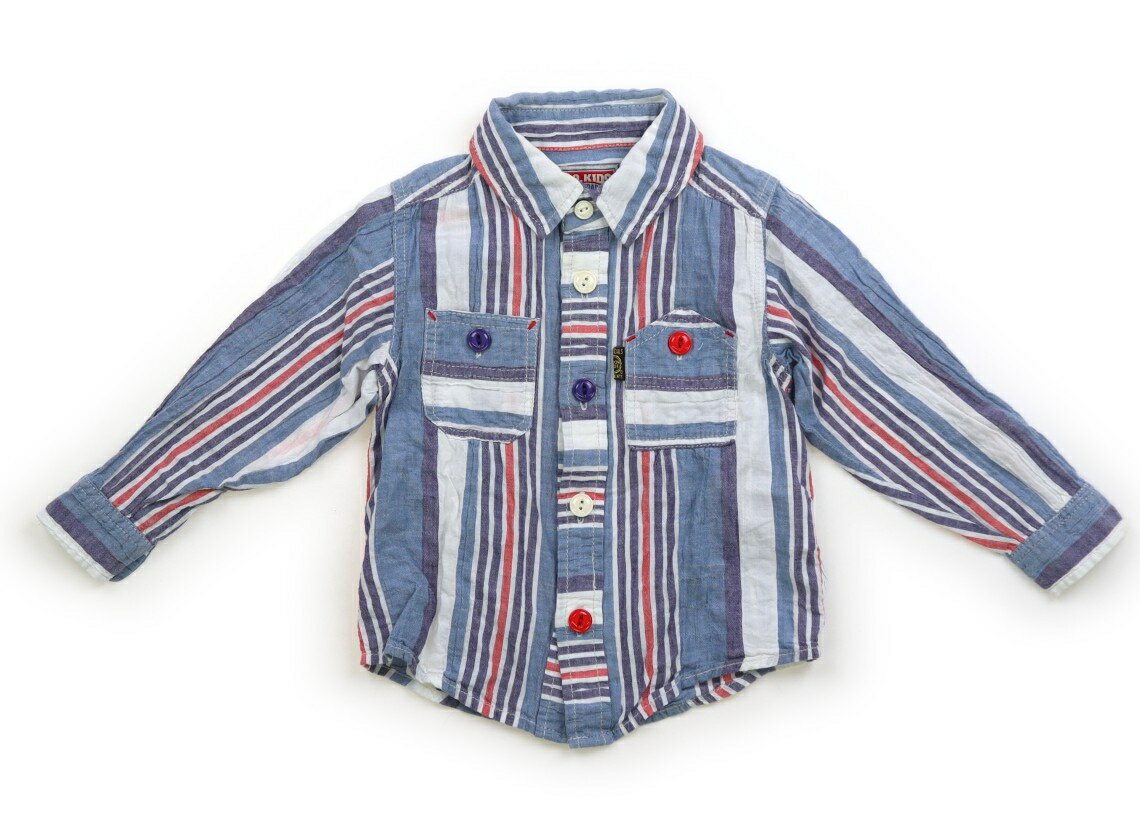 　ブランド 　F.O.KIDS(FOキッズ) 　カテゴリー 　シャツ・ブラウス 　サイズ 　95サイズ 　色 　ブルー他・ストライプ 　状態 　★★★ 　記名 　あり（タグ） 　ジャンル 　Boy コットン・ポリウレタン素材の薄手生地。薄い...