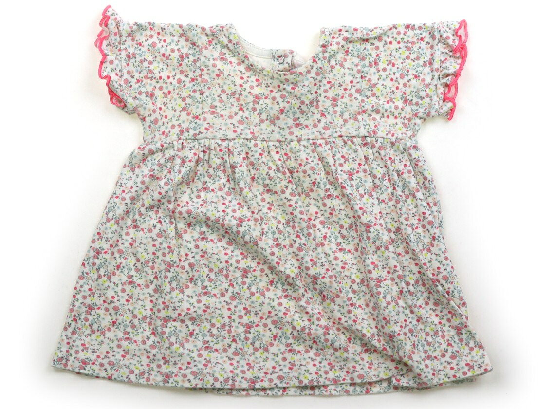 　ブランド 　petit main(プティマイン) 　カテゴリー 　ワンピース 　サイズ 　70サイズ 　色 　花柄ホワイトピンク 　状態 　★★★ 　記名 　なし 　ジャンル 　Girl 実際のサイズ表記は74cm。品質タグにシールはがし...