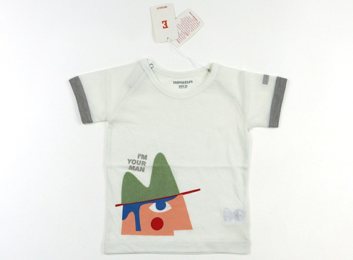 　ブランド 　imps&elfs(インプス アンド エルフス) 　カテゴリー 　Tシャツ・カットソー 　サイズ 　80サイズ 　色 　白・グレー 　状態 　N 　記名 　なし 　ジャンル 　Girl 新品タグ付き。綿ポリエステル生地。透け感...