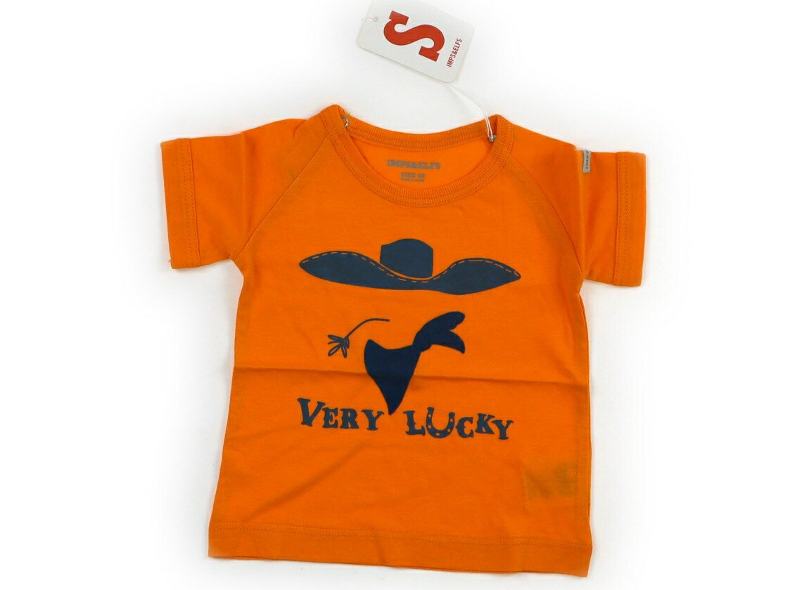 　ブランド 　imps&elfs(インプス アンド エルフス) 　カテゴリー 　Tシャツ・カットソー 　サイズ 　60サイズ 　色 　オレンジ・ブルー 　状態 　★★★ 　記名 　なし 　ジャンル 　Girl 新品タグ付き。68表記。綿モダ...