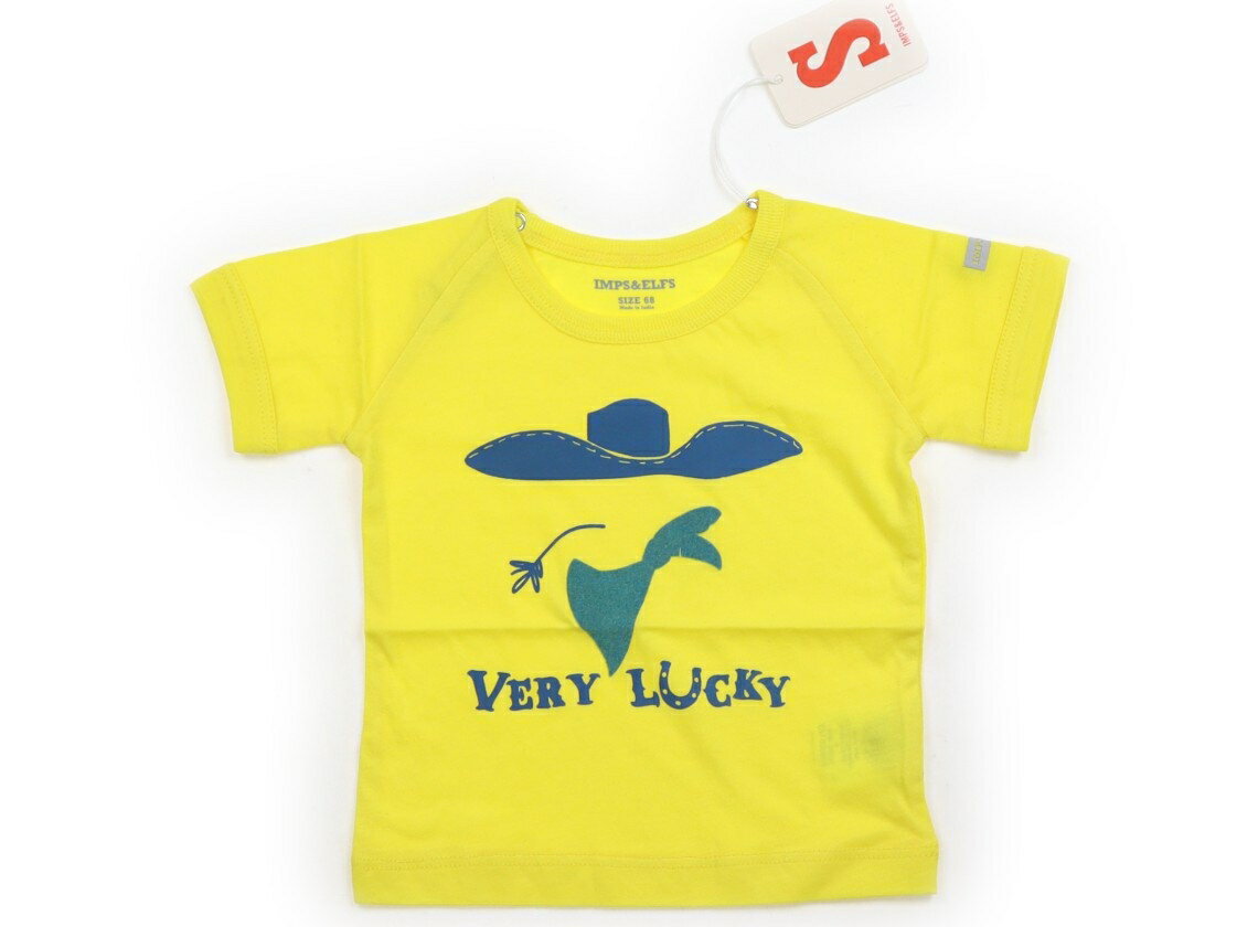 　ブランド 　imps&elfs(インプス アンド エルフス) 　カテゴリー 　Tシャツ・カットソー 　サイズ 　60サイズ 　色 　黄色、青 　状態 　N 　記名 　なし 　ジャンル 　Boy 新品タグ付き。実際のサイズ表記は68cm。 ...