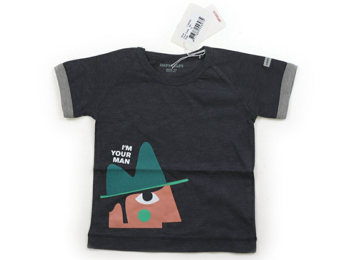 　ブランド 　imps&elfs(インプス アンド エルフス) 　カテゴリー 　Tシャツ・カットソー 　サイズ 　70サイズ 　色 　グレー・横顔 　状態 　N 　記名 　なし 　ジャンル 　Boy 新品タグ付き。74cmサイズ表記。綿・ポ...