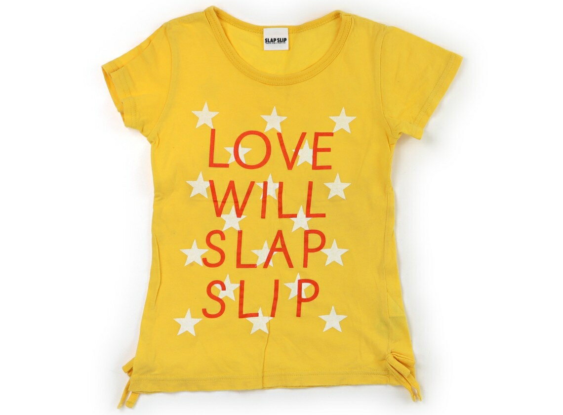 　ブランド 　SLAP SLIP(スラップスリップ) 　カテゴリー 　Tシャツ・カットソー 　サイズ 　120サイズ 　色 　イエロー・赤・星 　状態 　★★★ 　記名 　なし 　ジャンル 　Girl ヨレ感、毛玉と前身頃に薄めの赤い汚れが...