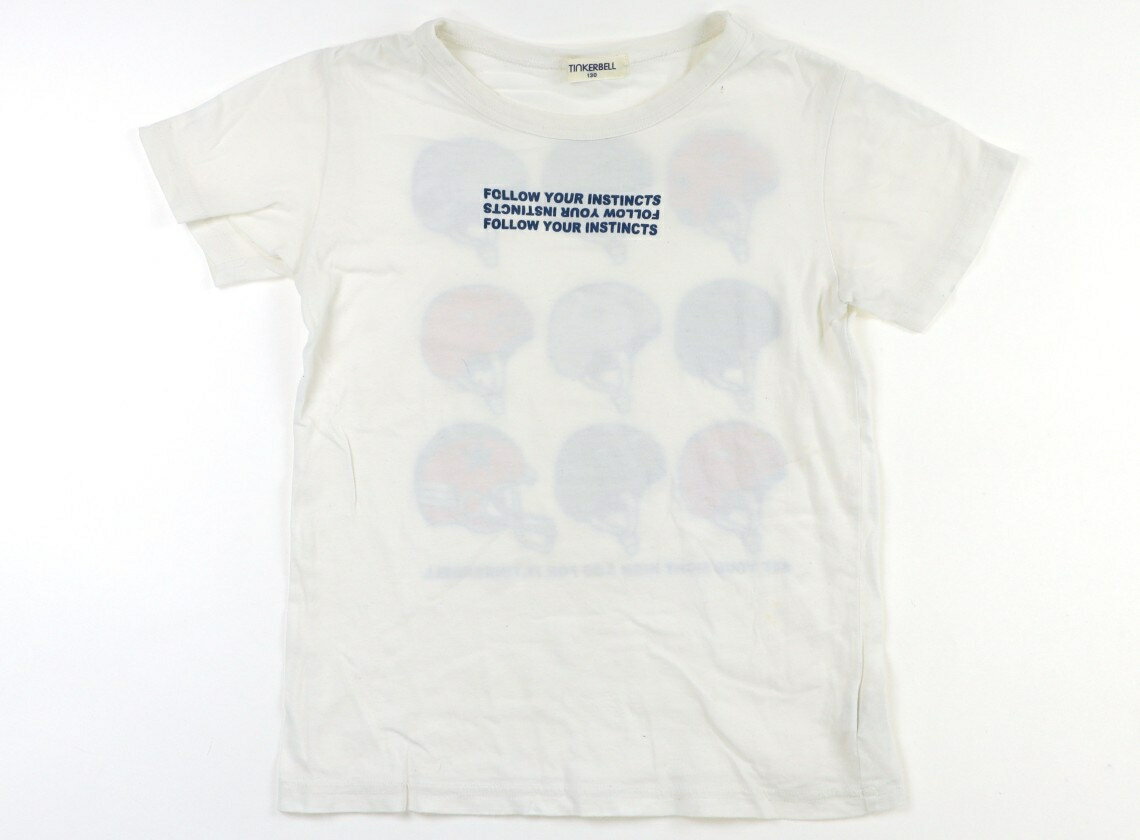 　ブランド 　TINKERBELL(ティンカーベル) 　カテゴリー 　Tシャツ・カットソー 　サイズ 　130サイズ 　色 　ホワイト・カラフルヘルメット 　状態 　★★（返品不可） 　記名 　なし 　ジャンル 　Boy 天竺コットン。全体...